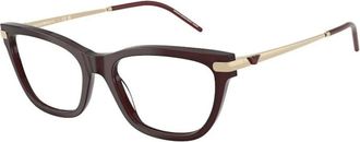 Emporio Armani Femme, Accessoires, Jaune, Taille: 54 MM Ea3262 Cat Eye Frame