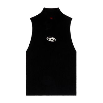 Diesel &Auml;rmellose Oberteile - - Tops - Damen - Schwarzk - M