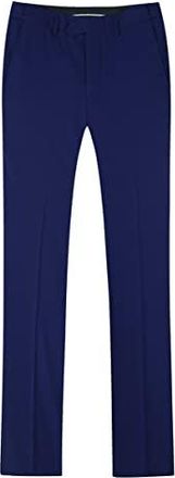 AlltheMen Pantalon de Costume Mariage Blazer Homme daffaire Slim fit Casual Bleu Marine XXL