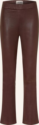 Arma Arma Bootcut-Hose River Aus Leder rot