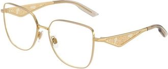 Dolce & Gabbana Femme, Accessoires, Jaune, Taille: 54 MM Square Optical Frame