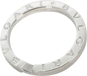 Bulgari Porte-cl&eacute;s Pre-owned - Femme - Pre-owned - Gris - Taille: ONE Size