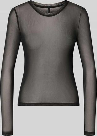 Vero Moda Slim Fit Langarmshirt mit Rundhalsausschnitt Modell LOVA