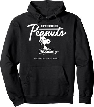 Peanuts Stereo Peanuts Snoopy Dj Pullover Hoodie