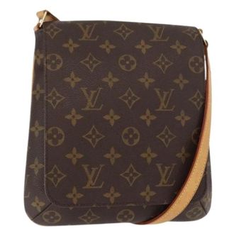 Louis Vuitton Pre-owned Vintage Canvas Umh&auml;ngetasche - - Pre-owned - Damen - Braun - ONE SIZE
