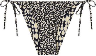 Women'secret Side String Bikini Brief Bitone Rack Slip Damen, Schwarz, XS