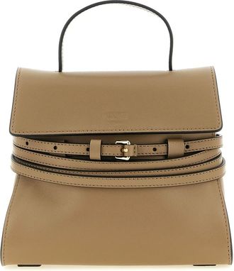 Moschino Femme, Sacs, Beige, Taille: ONE Size Tie Me Small Bag
