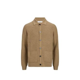 Sams&oslash;e & Sams&oslash;e Gilet droit en laine m&eacute;lang&eacute;e