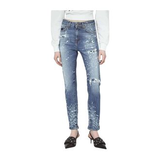 John Richmond High Waist Slim-fit Jeans - - Jeans - Damen - Blau - W28
