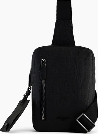 Le Tanneur Sacoche sling Emile en cuir monogramme