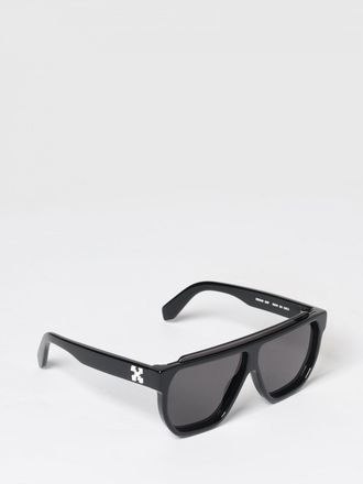 Off-white Lunettes de soleil aviateur en ac&eacute;tate &agrave; forme arrondie avec logo Arrow