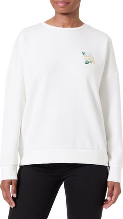 Key Largo Damen WSW Sorrento Round Pullover, Offwhite (1001), XS