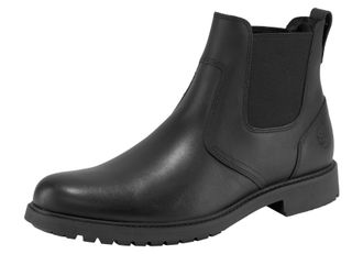 Timberland Chelseaboots TIMBERLAND Stormbucks Chelsea, Herren, Gr. 41,5, schwarz, Leder, Textil, Schuhe, Stiefelette, Winterschuhe, Ankle Boots, Topseller