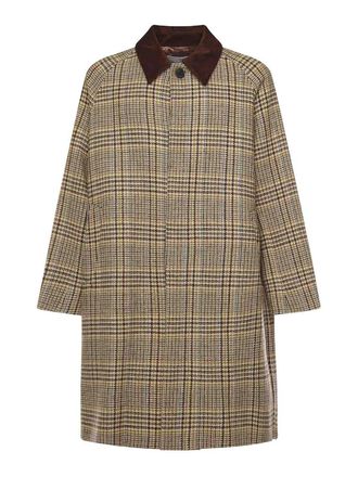 Amaranto Manteau Au Genou - Beige