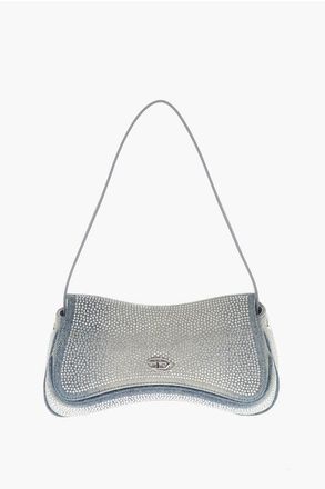 Diesel Denim Shoulder Bag With Rhinestones size One Size