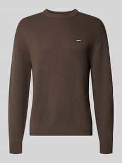 Review Relaxed Fit Strickpullover aus reiner Baumwolle