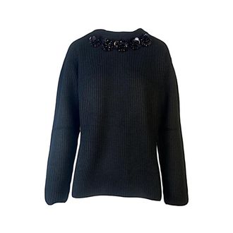 P.A.R.O.S.H. Rundhals-Strickware - - Knitwear - Damen - Schwarzk - S