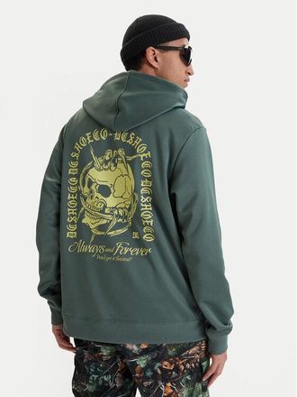 DC Sweatshirt Twisted ADYFT03443 Gr&uuml;n Regular Fit