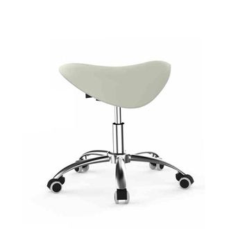 Generic Sattelf&ouml;rmiges Sitzkissen, ergonomischer Sattelstuhl, h&ouml;henverstellbarer Arbeitsstuhl, 260 Pfund Tragkraft, geeignet for Sch&ouml;nheitssalons und B&uuml;ros(Wh
