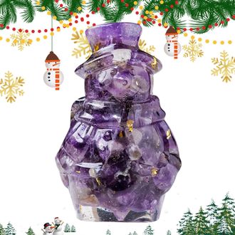 Generic Kristallfiguren, Kristall | Kreative Kristall Ornamente Figuren,Lustige Weihnachtsminiaturen, sammelbare Weihnachtsfiguren, Weihnachtsdekorationen f&uuml;r