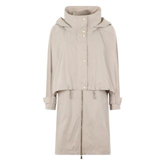 Moorer Femme, Manteaux, Beige, Taille: 34 FR Kathi