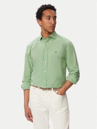 Tommy Hilfiger Hemd Gmd MW0MW43298 Hellgr&uuml;n Regular Fit