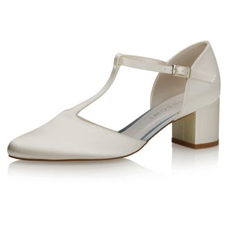 Rainbow Club Brautschuhe Rosita - Damen, Pumps, Ivory - Gr. 39,5 (UK 6,5)