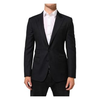 Dolce & Gabbana Napoli 2-Knopf-Blazer - - Suits - Herren - Schwarzk - S
