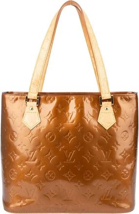 Louis Vuitton Crossbody Bags - Louis Vuitton Vernis Monogram Houston Handbag - Gr. unisize - in Braun - f&uuml;r Damen