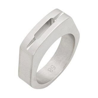 Rick Owens Bague Drkshdw - Femme - Accessoires - Gris - Taille: 56 MM