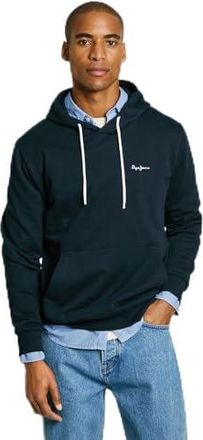Pepe Jeans London Essential Hoodie Maillot de survêtement, Bleu (Bleu Dulwich), S Homme
