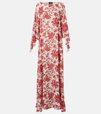 Etro Robe longue &agrave; fleurs