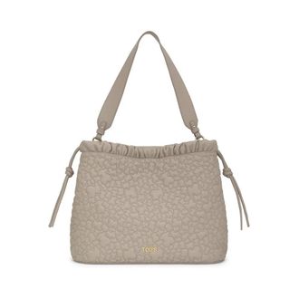 Tous Puffy Bear Tote - - Bags - Damen - Grau - ONE SIZE