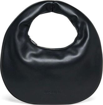 Max & Co. Sac &agrave; bandouli&egrave;re avec logo emboss&eacute; - Femme - Sacs - Noir - Taille: ONE Size