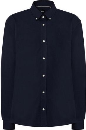 HUGO BOSS Hemd H-Roan 50567031 Dunkelblau Slim Fit