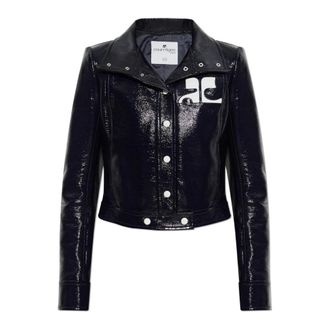 Courr&egrave;ges Vinyl Jacket Reissue - - Jackets - Damen - Blau - XS