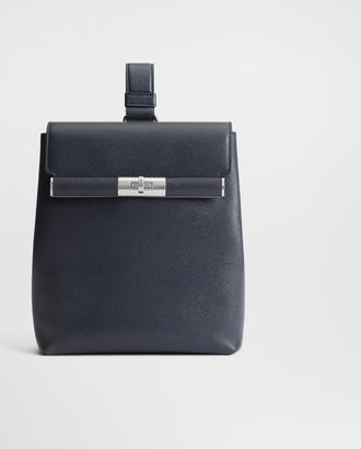 Dolce & Gabbana Schulter- Und Umh&auml;ngetasche Marlene Aus Kalbsleder - Mann Schultertasche Blue Onesize