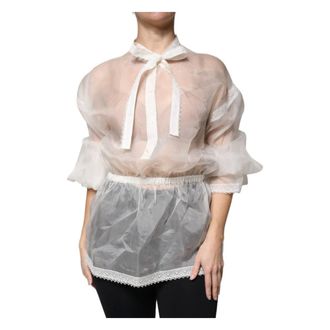 Dolce & Gabbana Damen, Blusen & Hemden, Wei&szlig;, MGr&ouml;&szlig;e