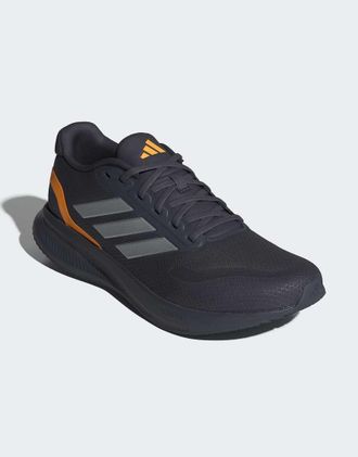 adidas adidas Performance - Runfalcon 5 - Laufschuhe in Schwarz und Orange-Grau