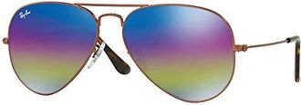 Ray-Ban mixte adulte Rb 3025 Montures de lunettes, Gris (Bronze), 62
