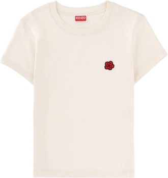 Kenzo Femme, Tops, Beige, Taille: 42 FR Boke Flower T-shirt
