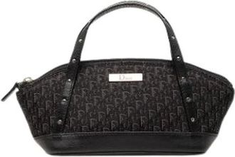 Dior Sac &agrave; main vintage en toile Pre-owned - Femme - Pre-owned - Noir - Taille: ONE Size