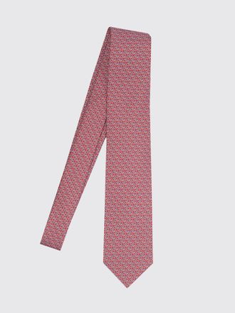 Ferragamo Krawatte aus reiner Seide mit durchgehendem Gancini-Monogramm-Muster