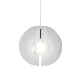 Linea Zero Linea Zero - Sirio Suspension en M&eacute;tal Chrom&eacute; Satin&eacute; Cm. 40x40h