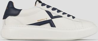 Alexander Smith College Man in white leather and blue details