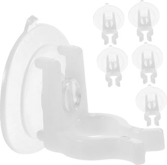 Valiclud 6 St&uuml;ck Teiliges Transparente PVC saugnapfhalter f&uuml;r LED Kerzen und Wandst&auml;be Werkzeugloser Schneller Halt Glatten Oberfl&auml;chen Robust und Vielseitig f