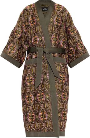 Etro Mantel mit Applikationen - - Blouses & Shirts - Damen - Gr&uuml;n - S
