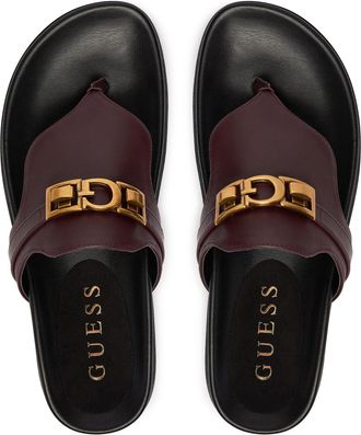 Guess Zehentrenner Guess FLJFRR LEA03 Dunkelrot