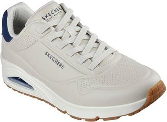 Skechers Baskets Uno Tailored Air pour Homme, Duraleather/Daim Bleu, Pointure 40