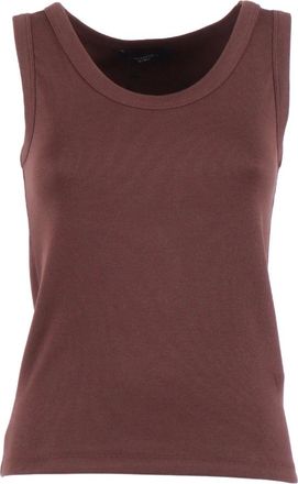 Max Mara Femme, Tops, Brun, Taille: 44 FR Body Top Multic
